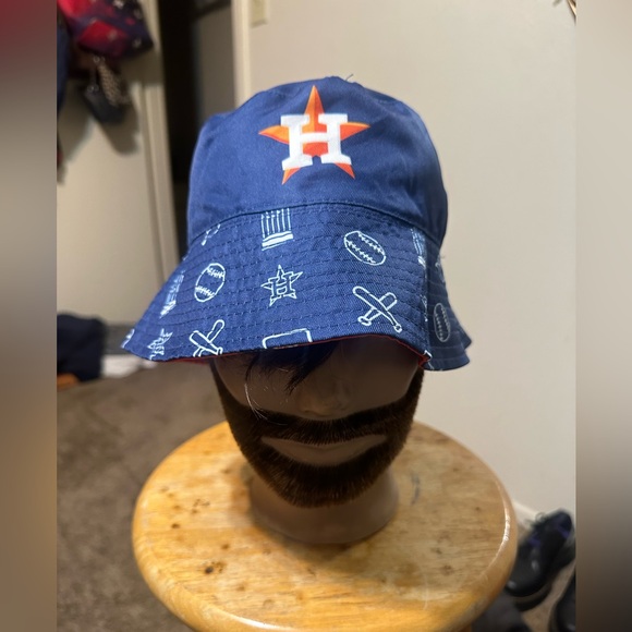 MLB | Accessories | Vintage Mlb Houston Astors Reversible Bucket Hat 0s ...